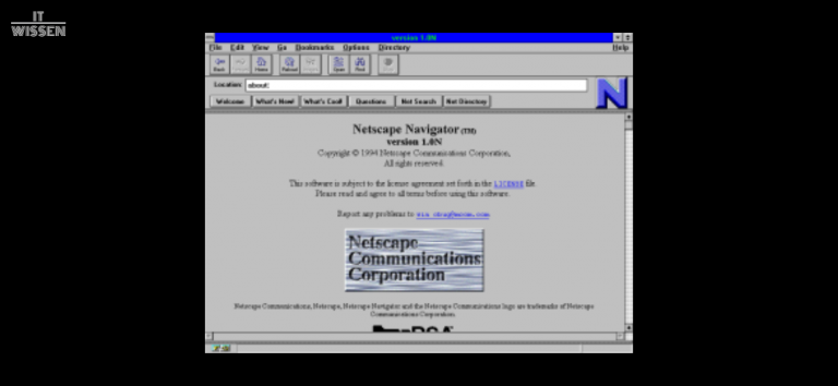 1992 - Netscape Navigator - ITWISSEN